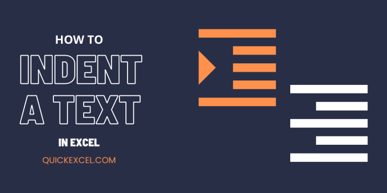 How To Indent Text In Excel Step by Step QuickExcel