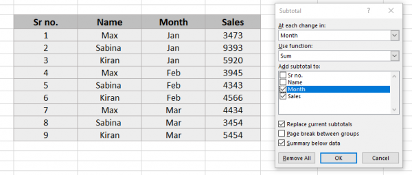 How to Calculate Subtotal in Excel? - QuickExcel