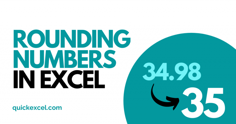 [Step-by-Step] How to Round Numbers in Excel? - QuickExcel