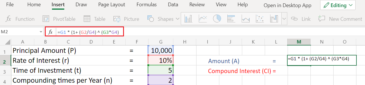 How to Calculate Compound Interest in Excel? - QuickExcel