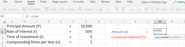 How to Calculate Compound Interest in Excel? - QuickExcel