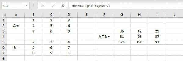 How to perform matrix operations in Excel? - QuickExcel