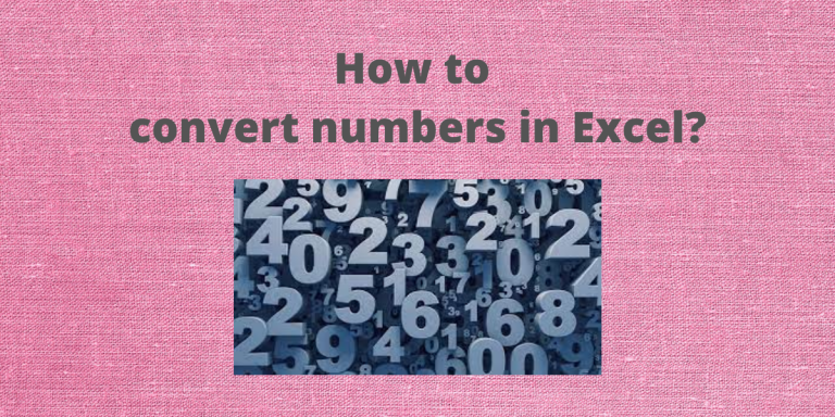 How To Convert Numbers In Excel Step By Step QuickExcel