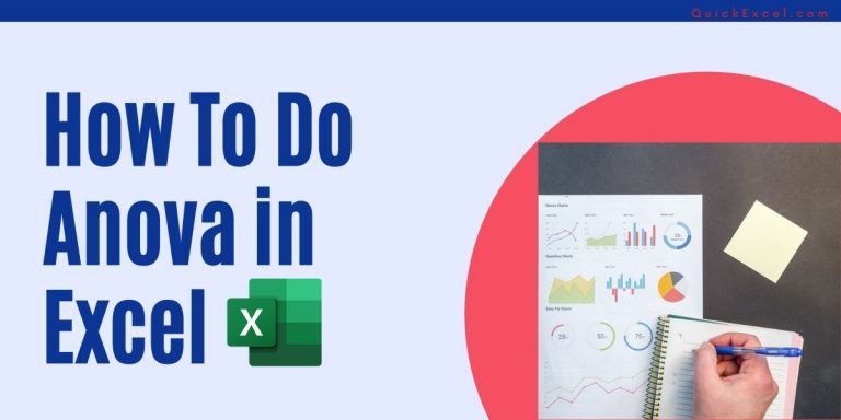 ANOVA in Excel: How to perform ANOVA in Excel? - QuickExcel