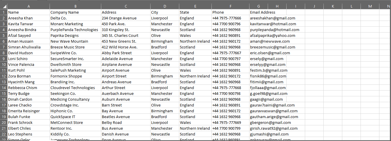 How to Open CSV, XML, and VCF Files in Excel? - QuickExcel
