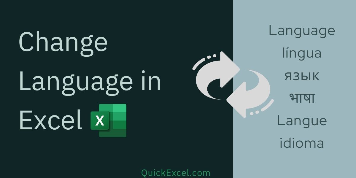 Change The Language In Excel A Step by Step Guide QuickExcel