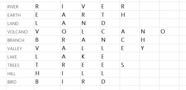 Creating a Word Search Puzzle in Excel - A Beginner's Guide - QuickExcel