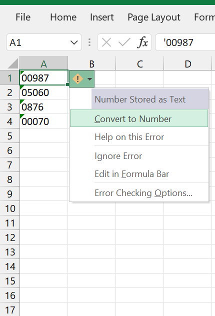 Multiple Ways To Remove Leading And Trailing Zeros QuickExcel