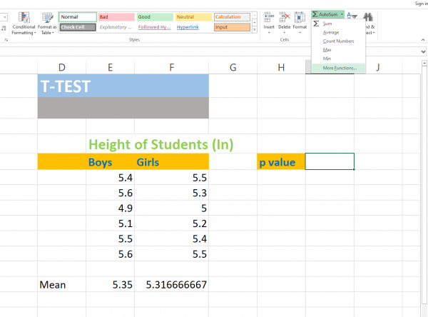 T-test in Excel - What it is and How To Implement - QuickExcel
