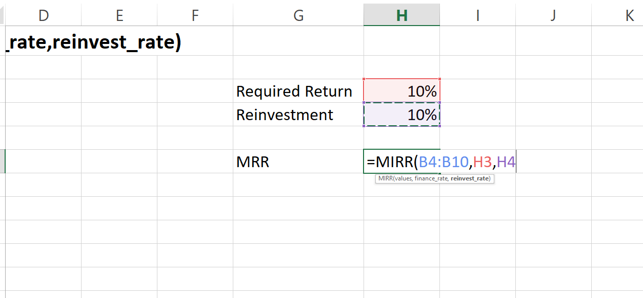 MIRR in Excel - How to Calculate MIRR in Excel - QuickExcel