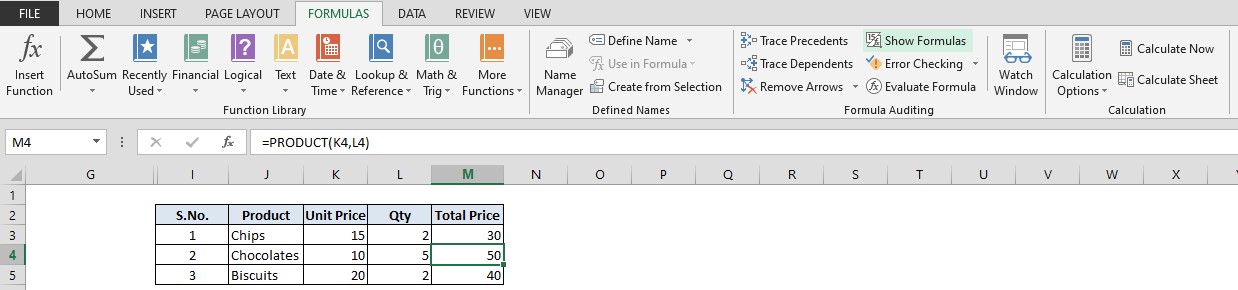 How to Display Formula in MS Excel? - QuickExcel