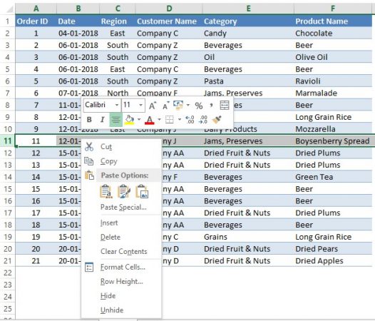 How to Insert a Row in Excel? - QuickExcel