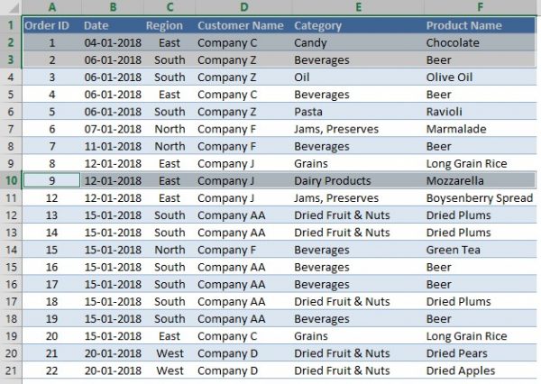 How to Select Multiple Cells in MS Excel? - QuickExcel