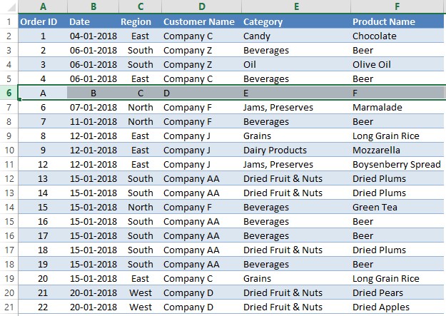 How To Delete A Row In MS Excel QuickExcel