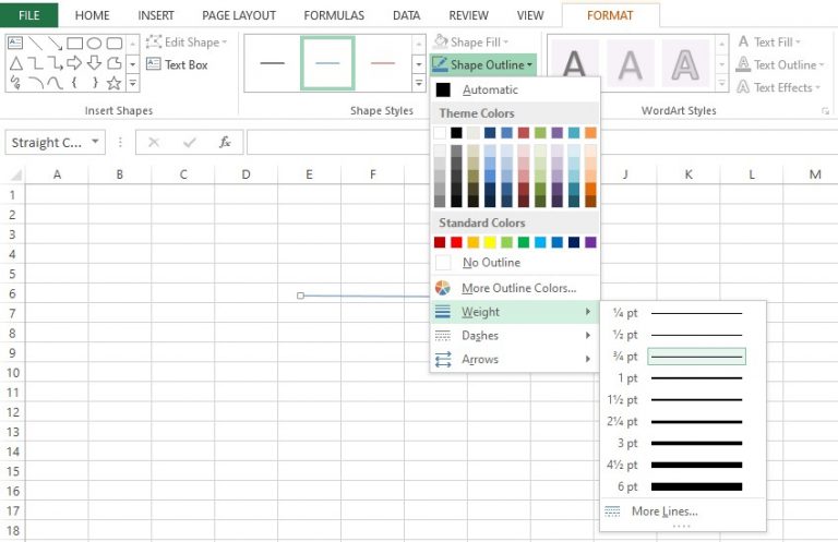 How to Draw a Line in Excel? [Easy Guide] - QuickExcel