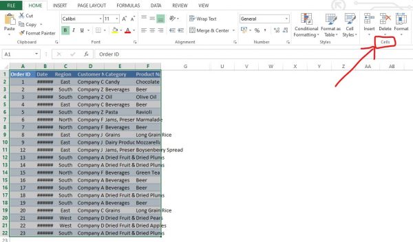 Make All Cells The Same Size in Excel - QuickExcel