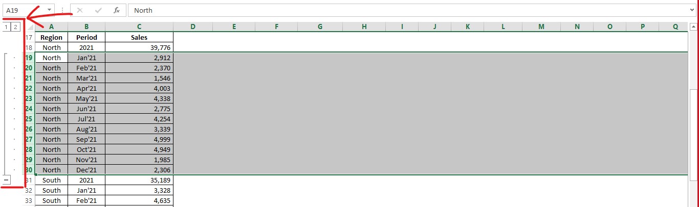 2 Methods To Collapse Rows In Excel QuickExcel