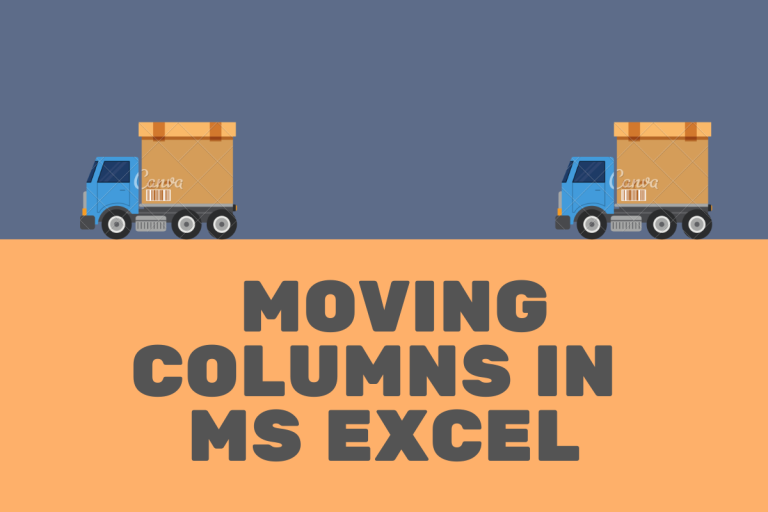 How To Move Columns In Ms Excel Quickexcel