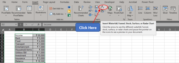 How to Create Waterfall Charts in Excel? - QuickExcel
